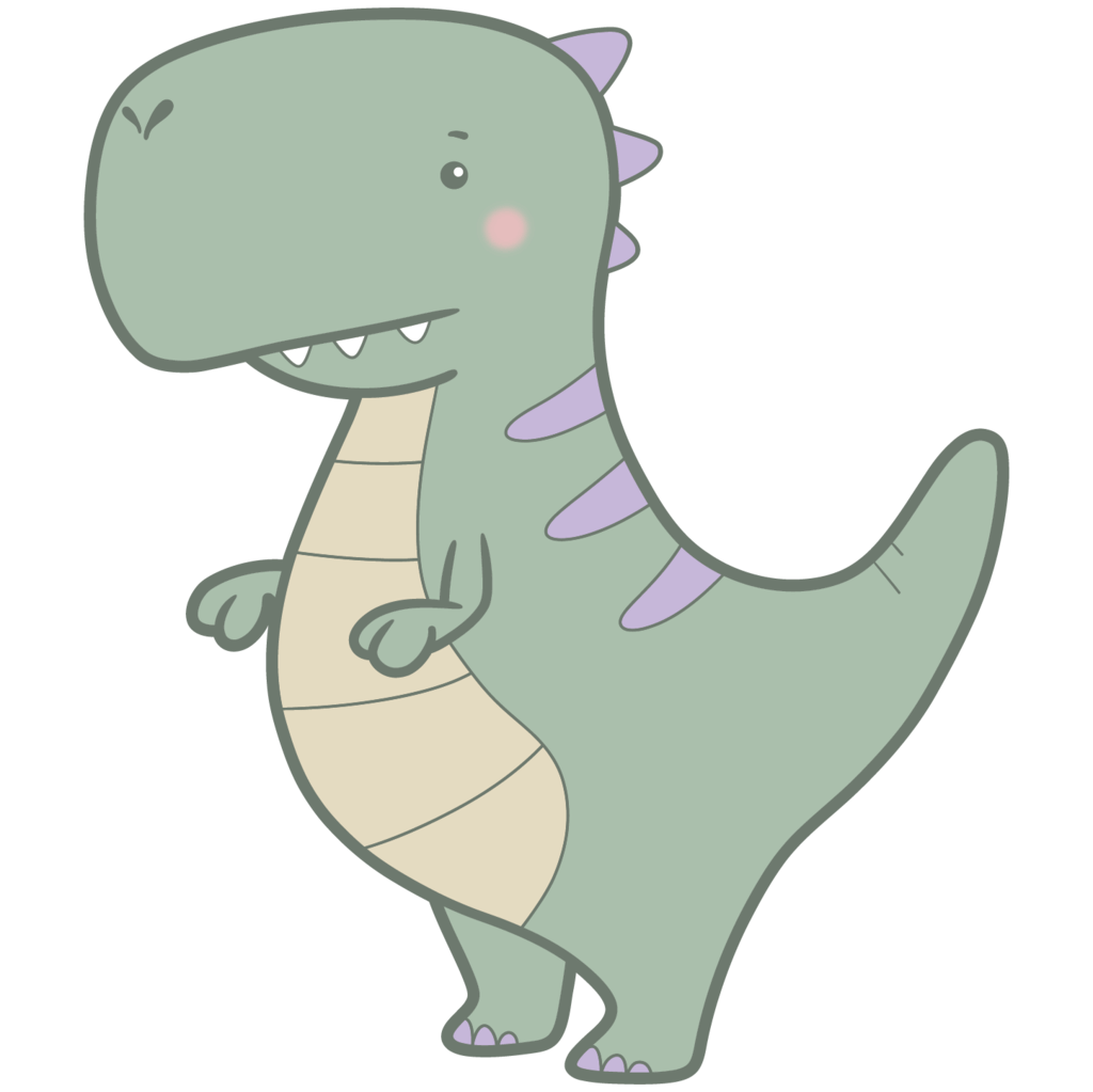 Travis the T-Rex Wall Sticker - The Brave One – tinytailsstickers